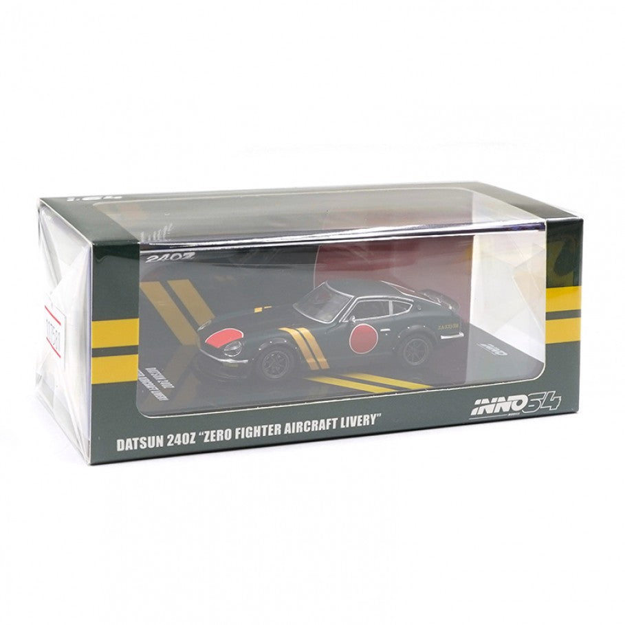 Inno64 Datsun 240Z S30 Zero Fighter Aircraft Livery Green Black 1:64 ...