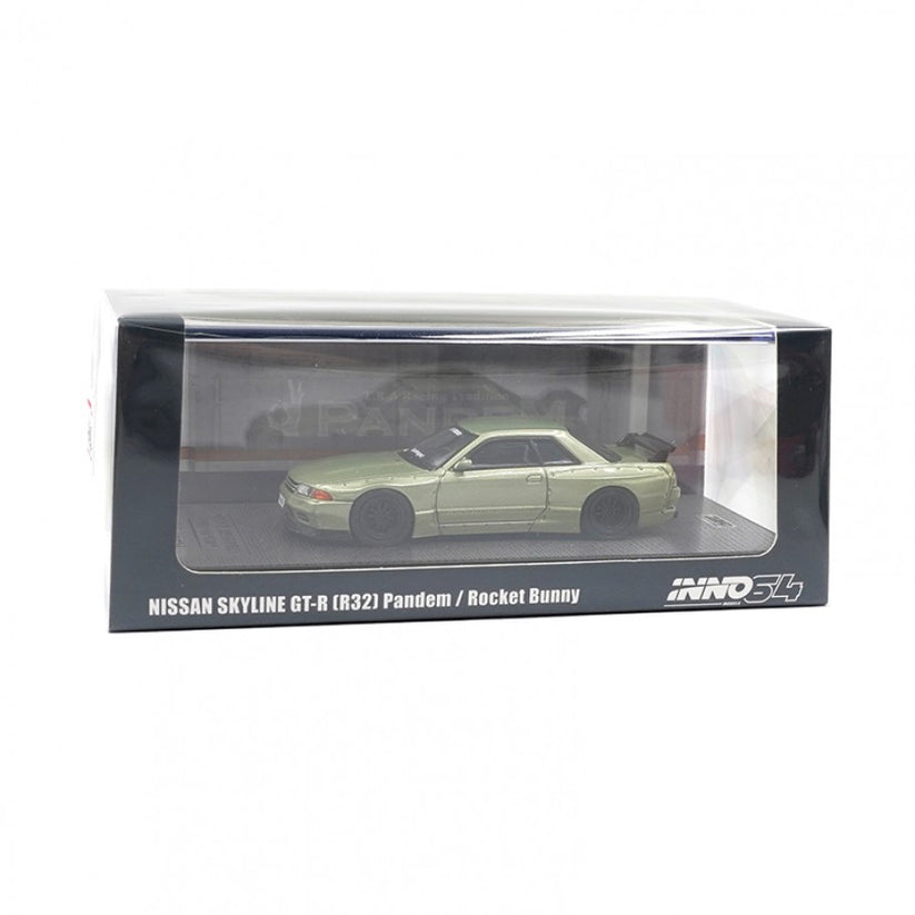 Inno64 Nissan Skyline GTR R32 Pandem Rocket Bunny Millenium Jade 1:64 ...